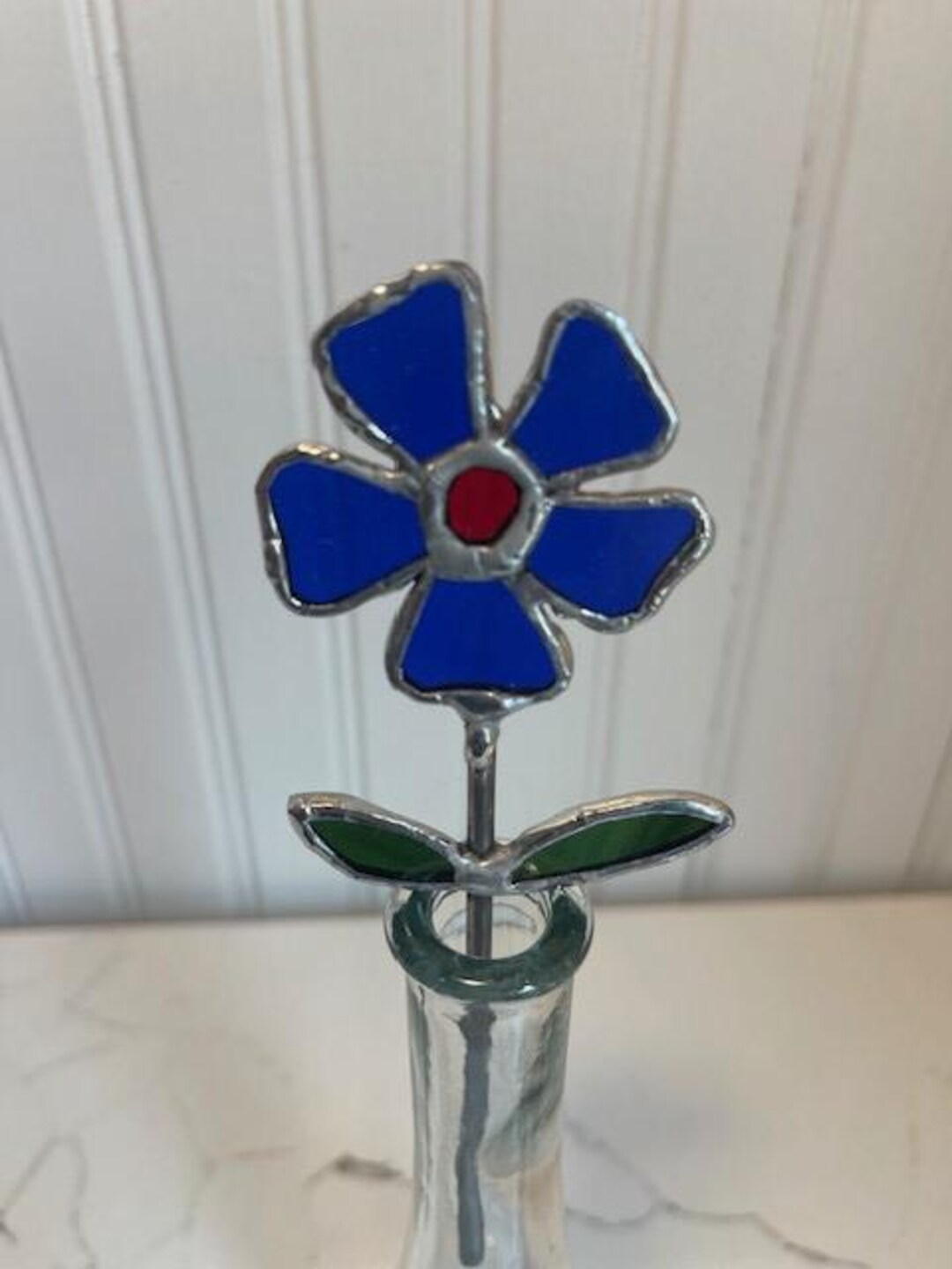 Miniature Stained Glass Flower - Etsy