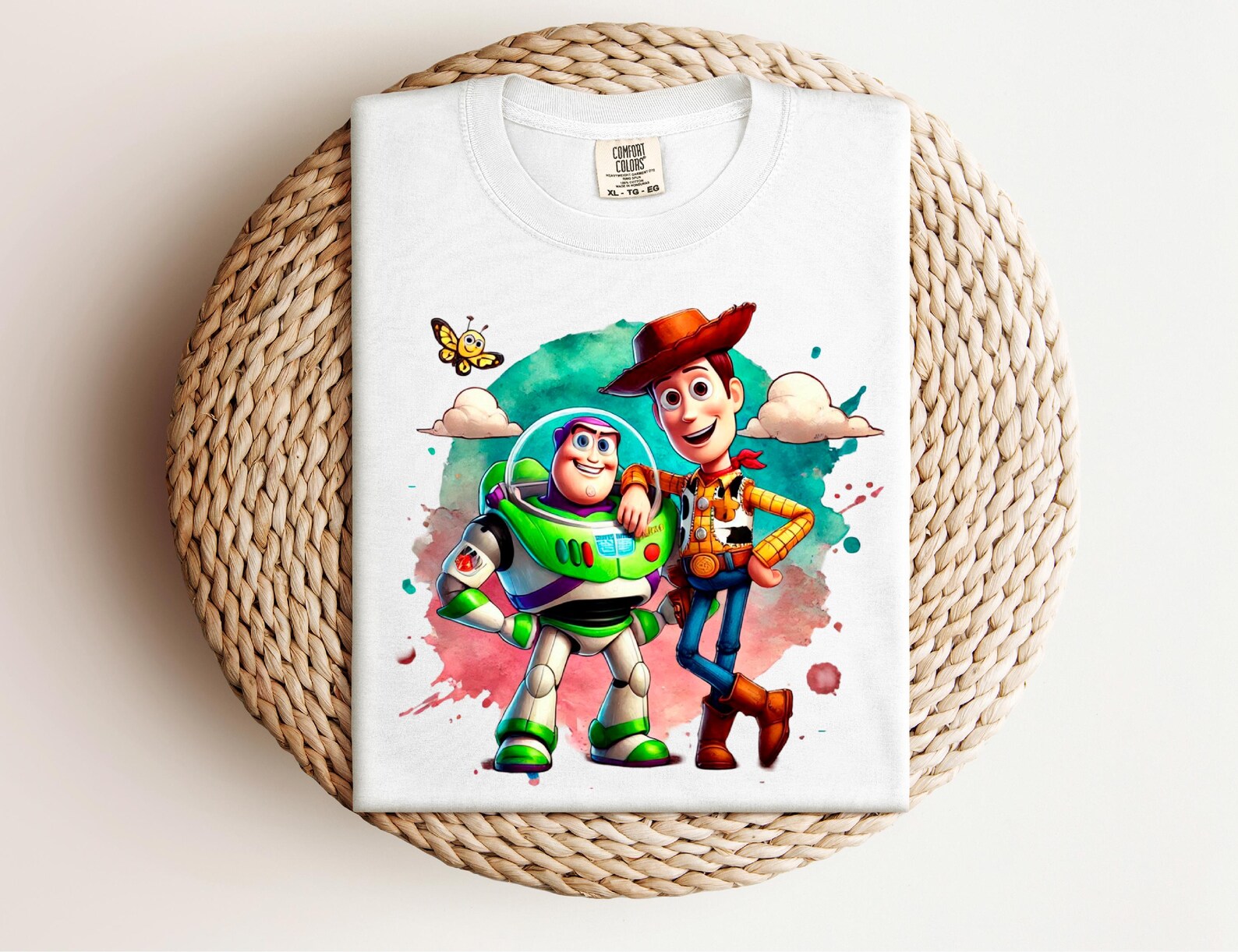 Woody and Buzz Watercolor Splash, Clipart Images, Graphics and Artwork ...