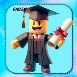 Roblox Graduation PNG, Watercolor Diploma Clipart (digital Download) - Etsy