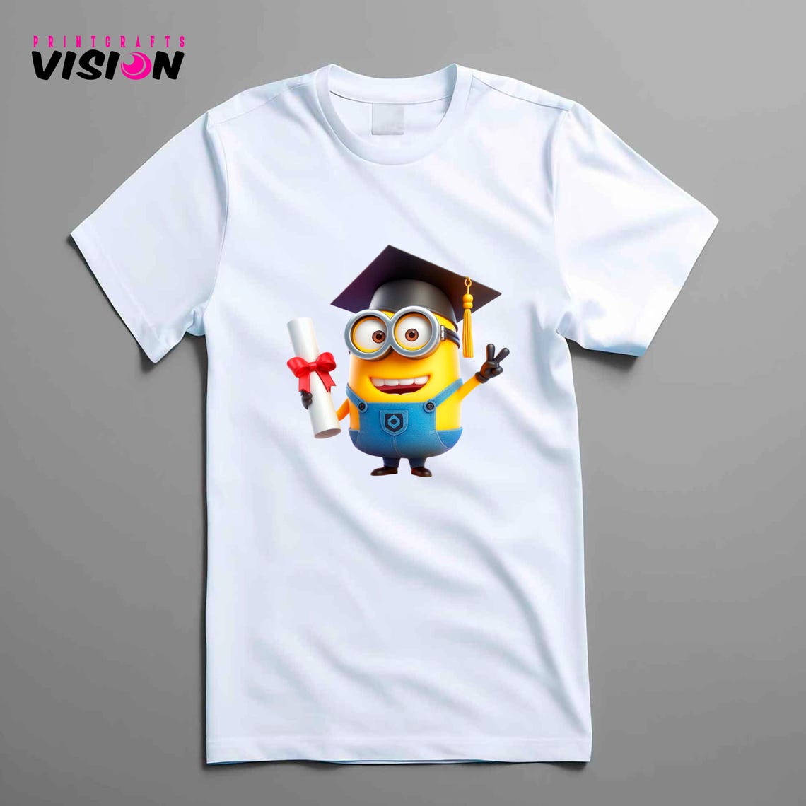 Minion Graduation 2024 Clipart, Watercolor Splash (PNG) - Etsy