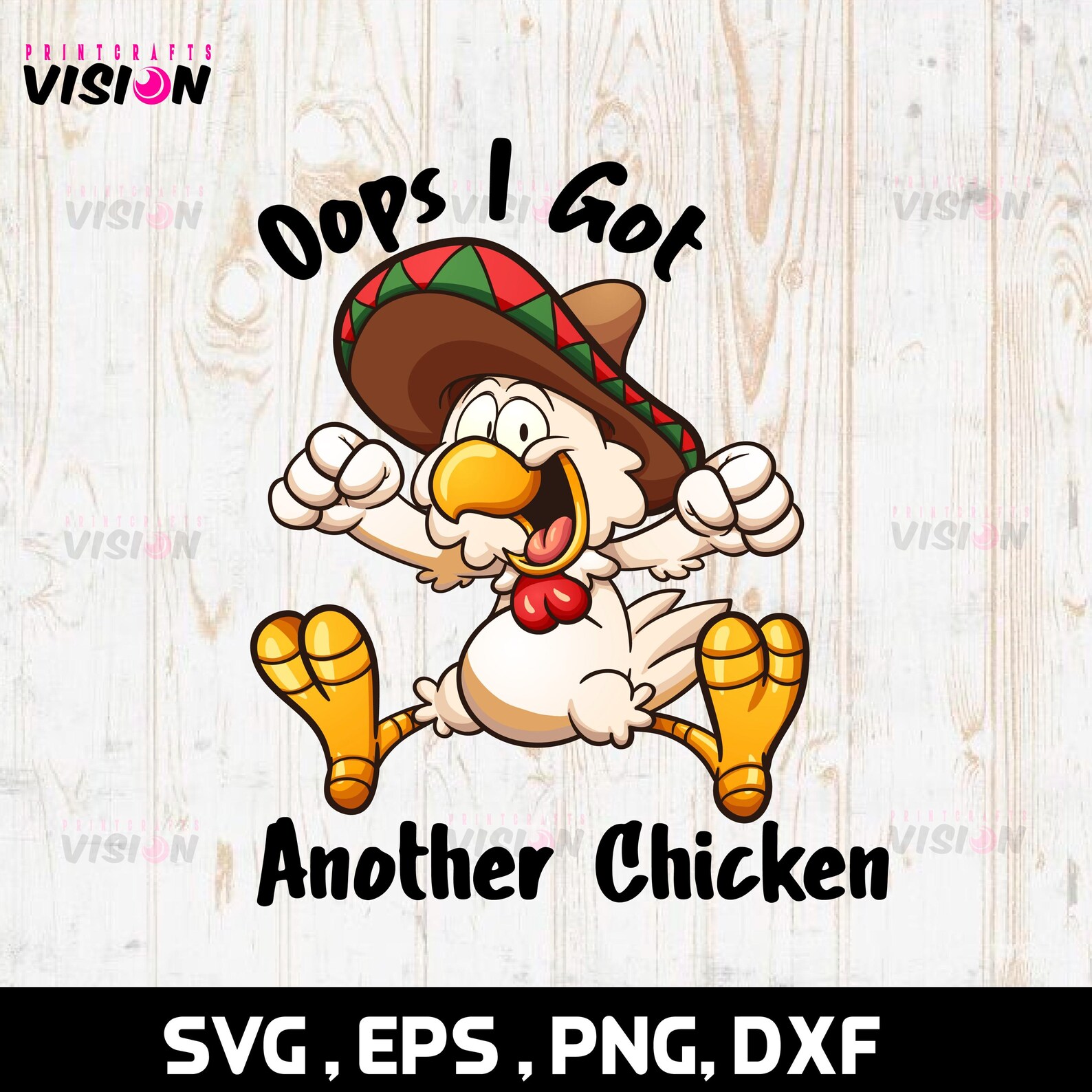 Oops I Got Another Chicken SVG, Funny Farm Animal Png, Rustic Farmhouse ...