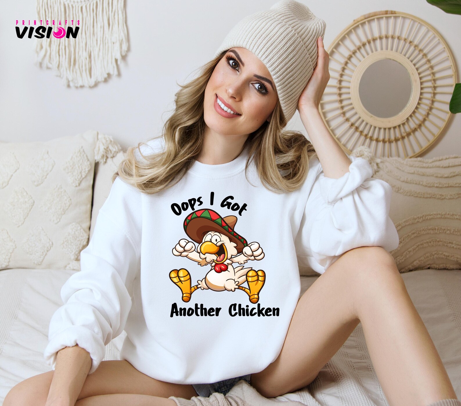 Oops I Got Another Chicken SVG, Funny Farm Animal Png, Rustic Farmhouse ...