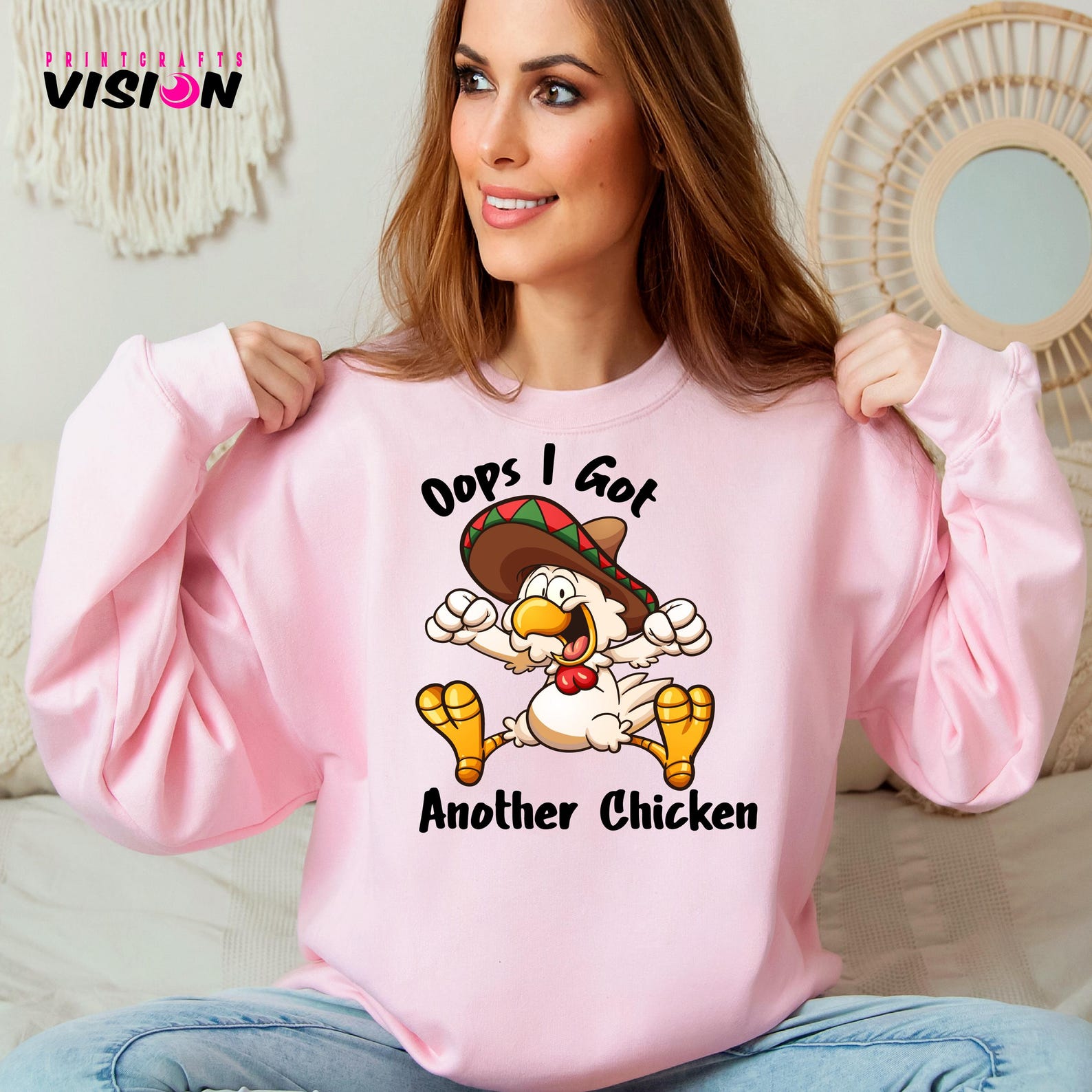 Oops I Got Another Chicken SVG, Funny Farm Animal Png, Rustic Farmhouse ...