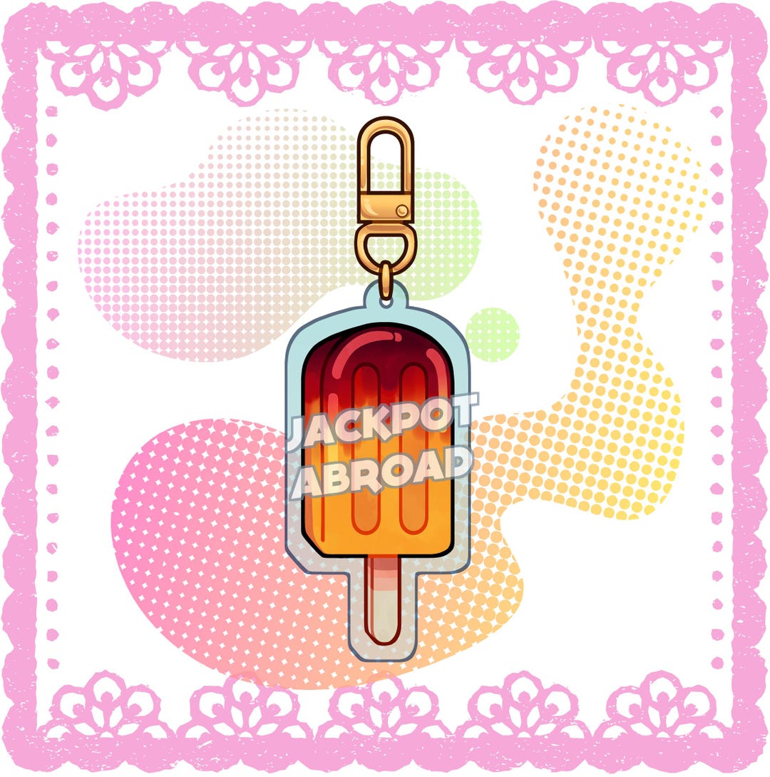 Mango Chamoy Popsicle Epoxy Keychain Charm - Etsy