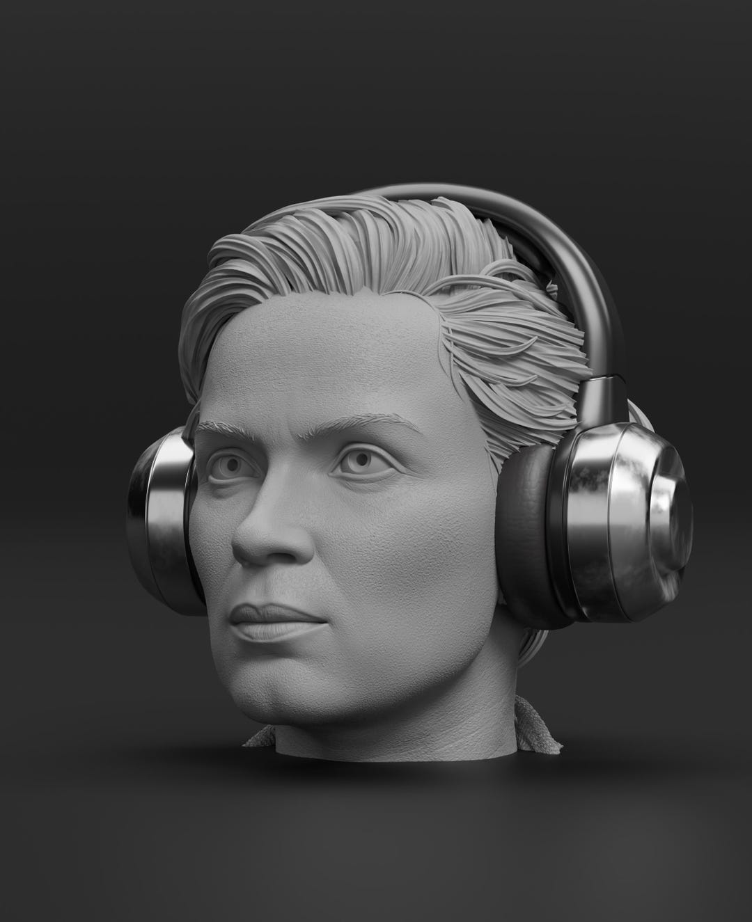 Emily Blunt Headphone Stand Actress Headphone Holder Emily Blunt Bust ...