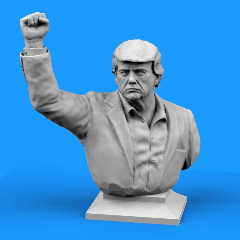 Trump Fight Statue - Etsy