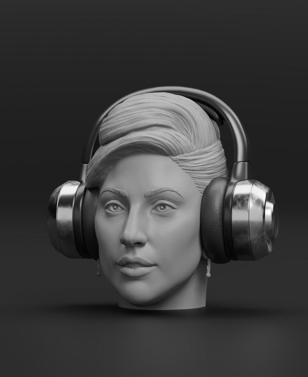 Lady Gaga Headphone Stand Pop Music Headphone Holder Lady Gaga Bust ...