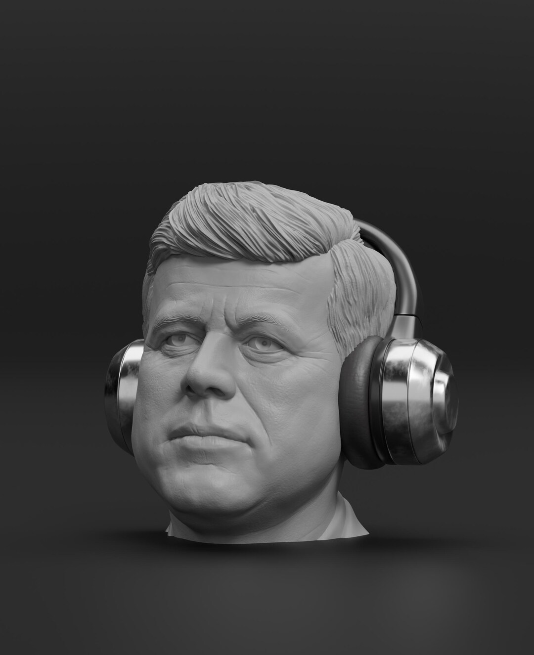 John F. Kennedy Headphone Stand Political Figure Headphone Holder JFK ...