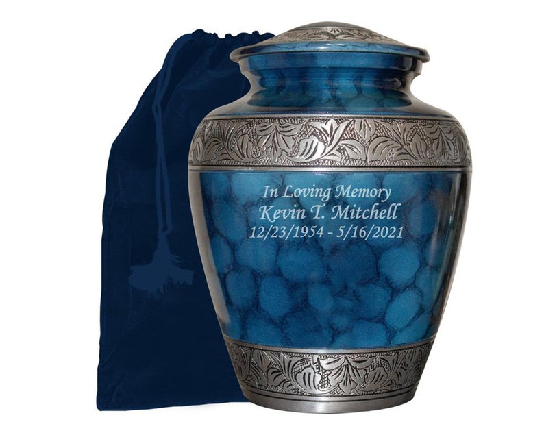 Extra Large Human Funeral Cremation Urn, Custom Engraved Companion ...