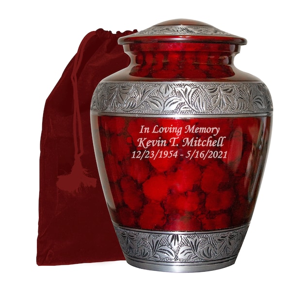 Red Extra Large Urn - Etsy
