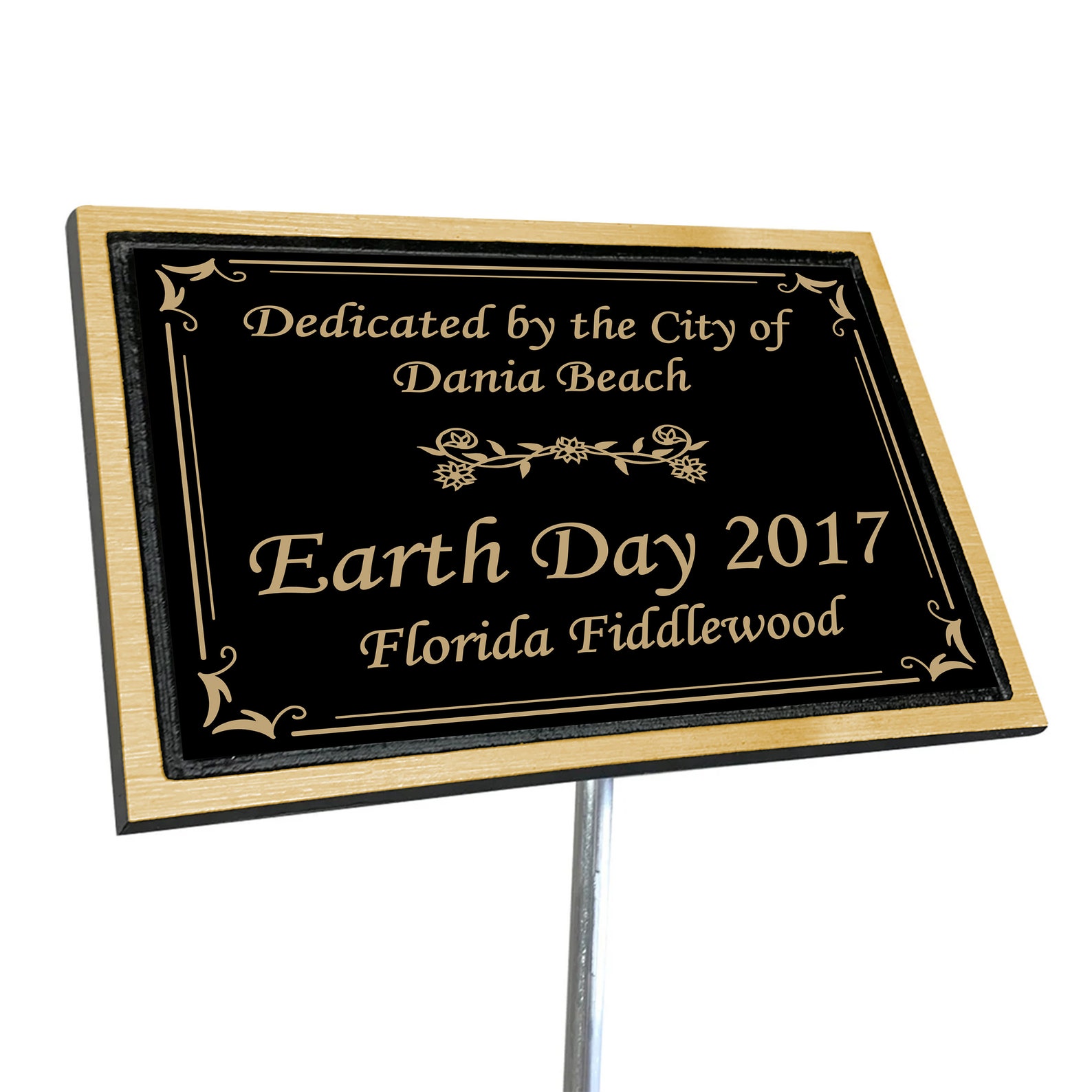 Earth Day Plaques, Dedication Tree Plaques, Remembrance Plaque, Outdoor ...
