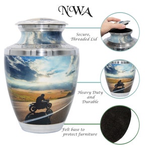 Motorcycle Urn, Bike Lovers Cremation Urn, Urns for Human Ashes ...