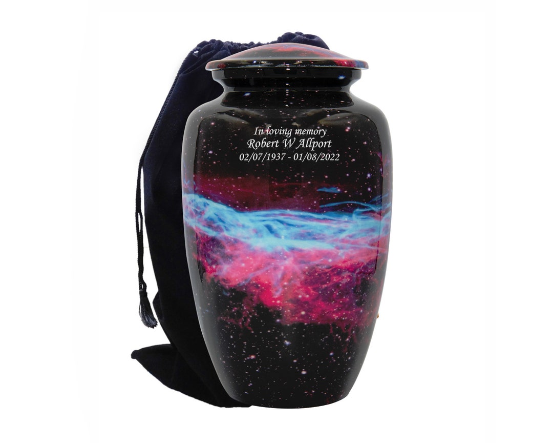 Personalized Large Size Milky Way Galaxy Human Cremation Urn With ...