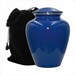 Star of David Blue Cremation Urn for Human Ashes, Jewish Cremation Urn ...