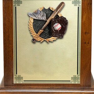 Baseball Adult Memorial Wooden Cremation Urn, Sports Wood Funeral Urns ...