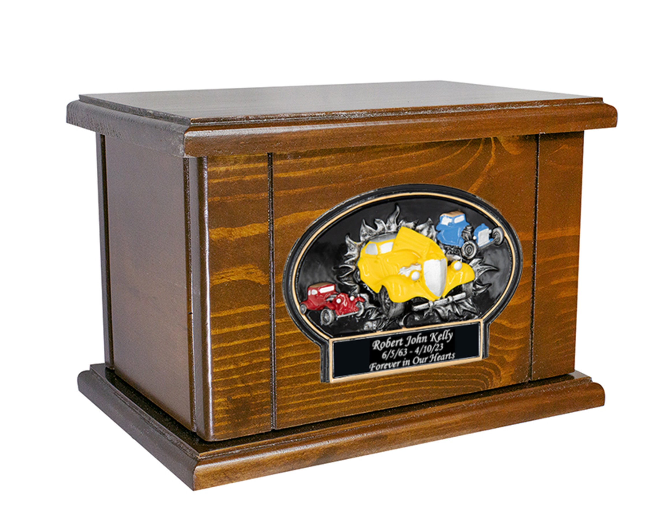 Classic Hot Rods Cremation Urn, Car Lovers Cremation Urn, Wood Urn, Car ...