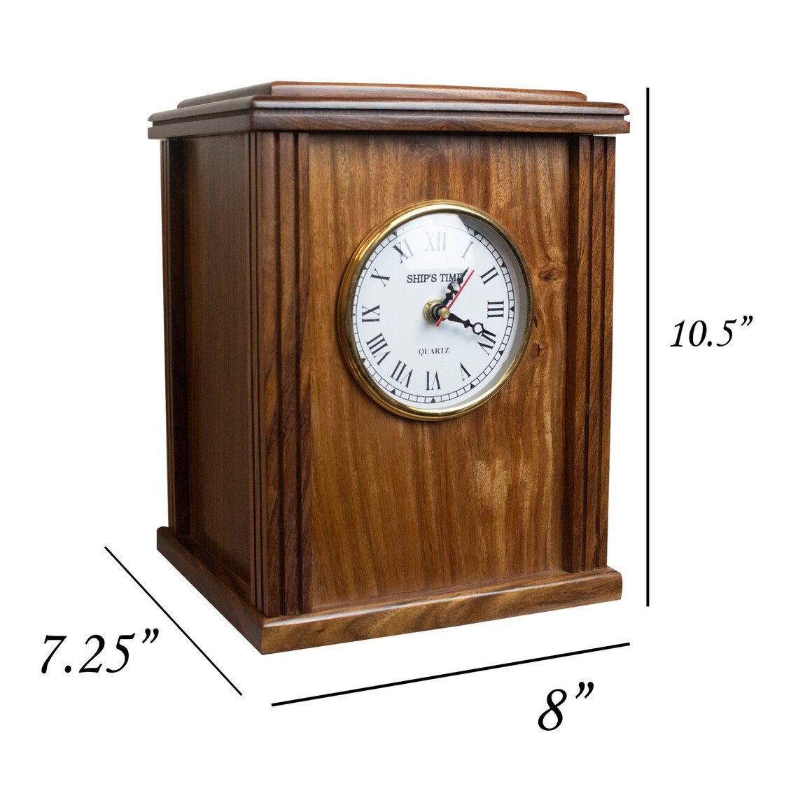 Memorial Mantel Clock Cremation Urn Adult Size Urns for Human - Etsy