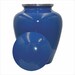 Star of David Blue Cremation Urn for Human Ashes, Jewish Cremation Urn ...