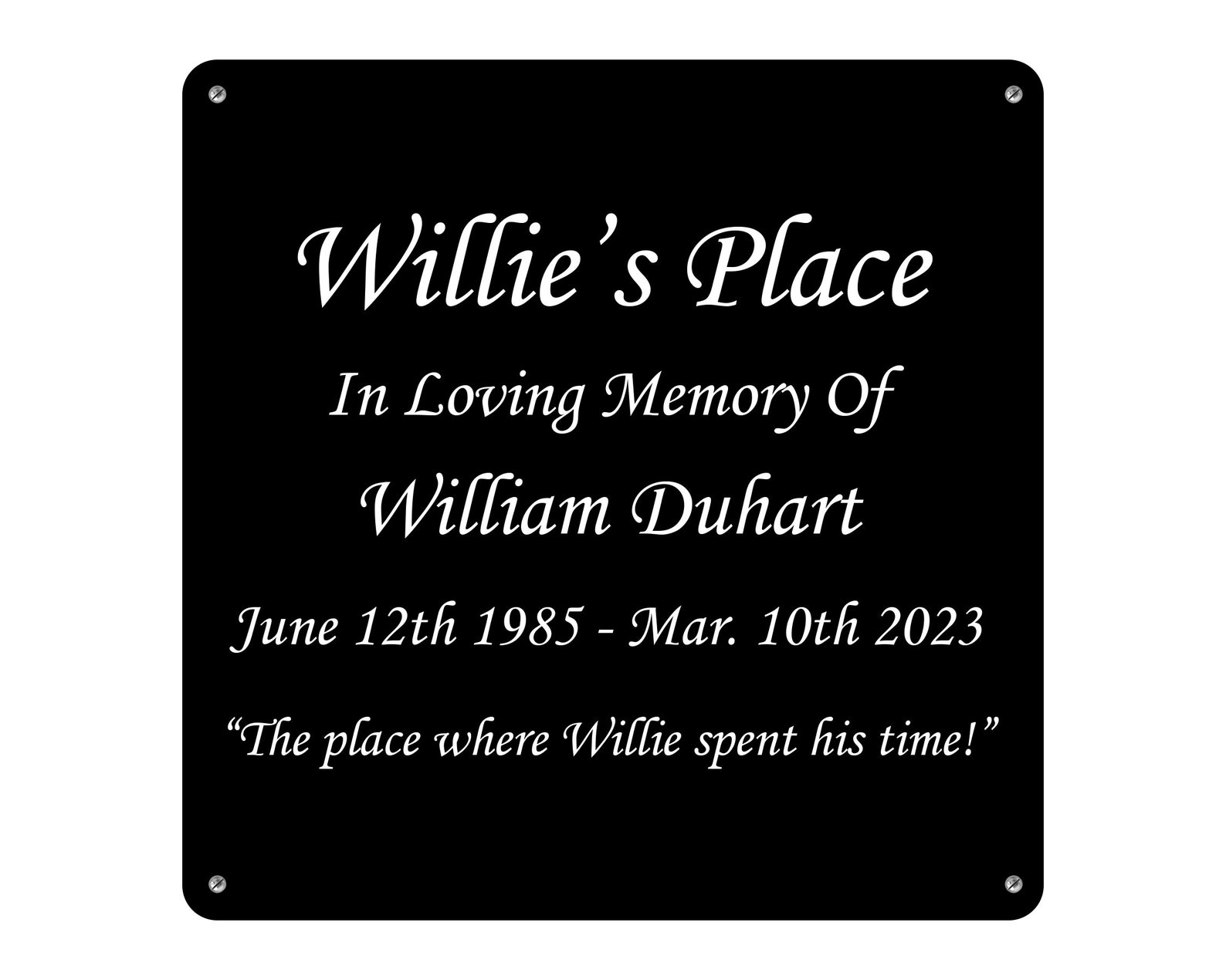 Personalized Engraved Plate, Gold Name Plate, Plaque, Custom Engraving ...