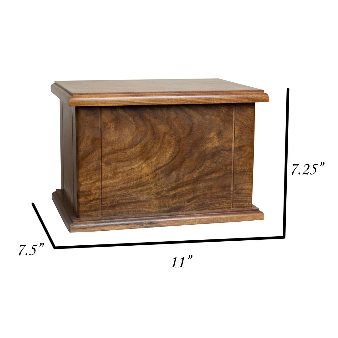 Red Heart Wooden Funeral Urn Lovers Cremation Urn Wood - Etsy