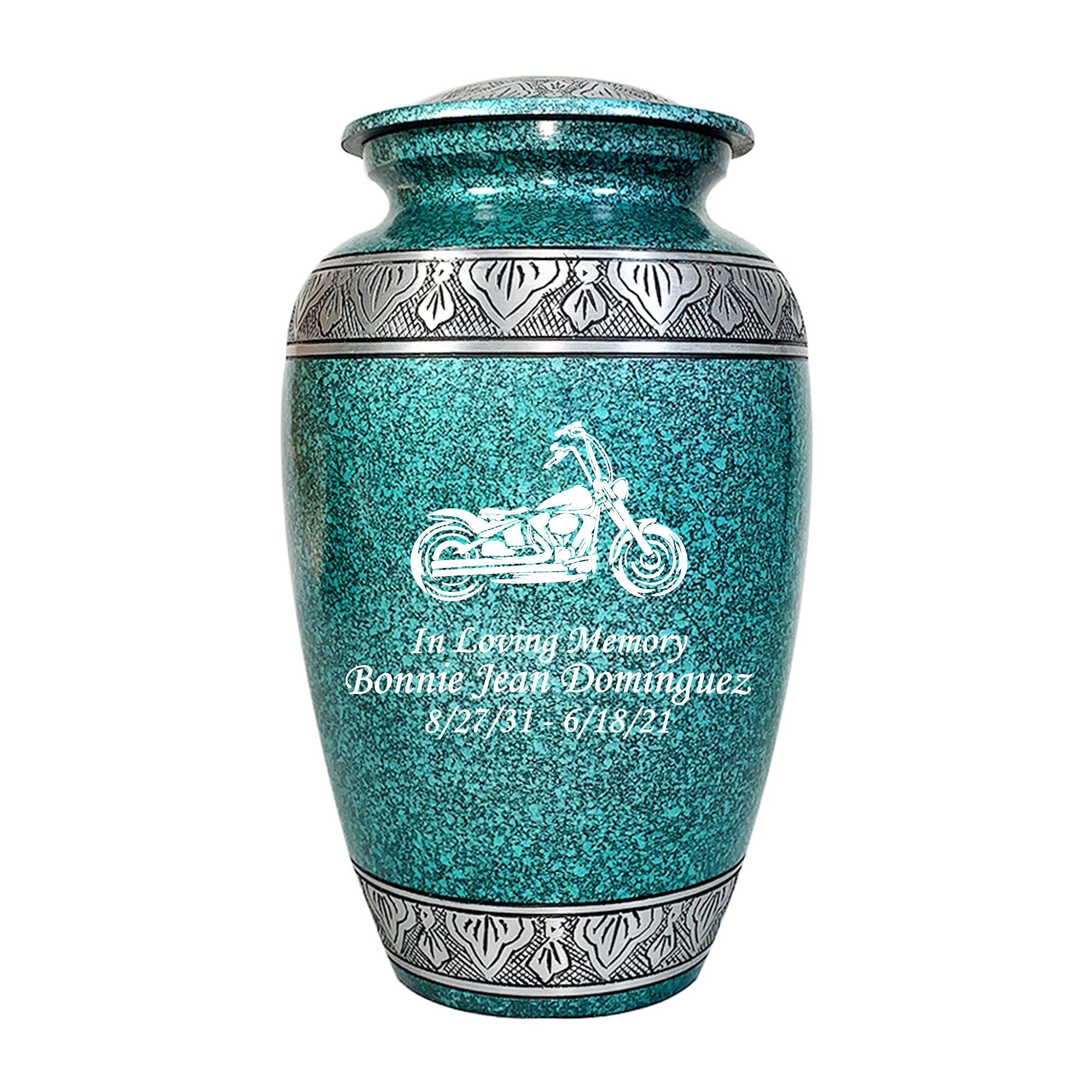 Motorcycle Cremation Urn, Customized Human Adult Funeral Urn for Bike ...