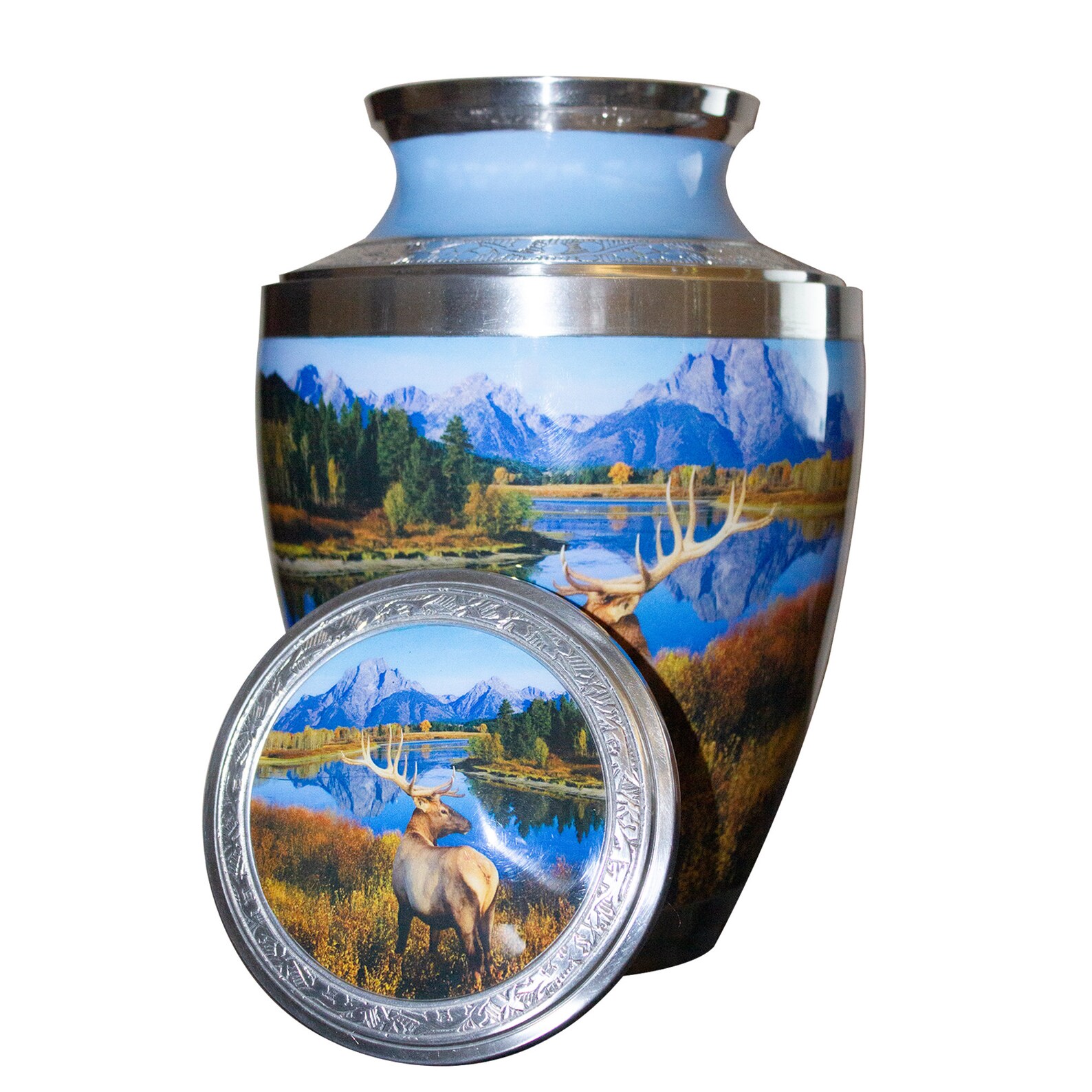 Personalized Large Funeral Urn, Hunter's Urn, Elk, Deer Hunting ...