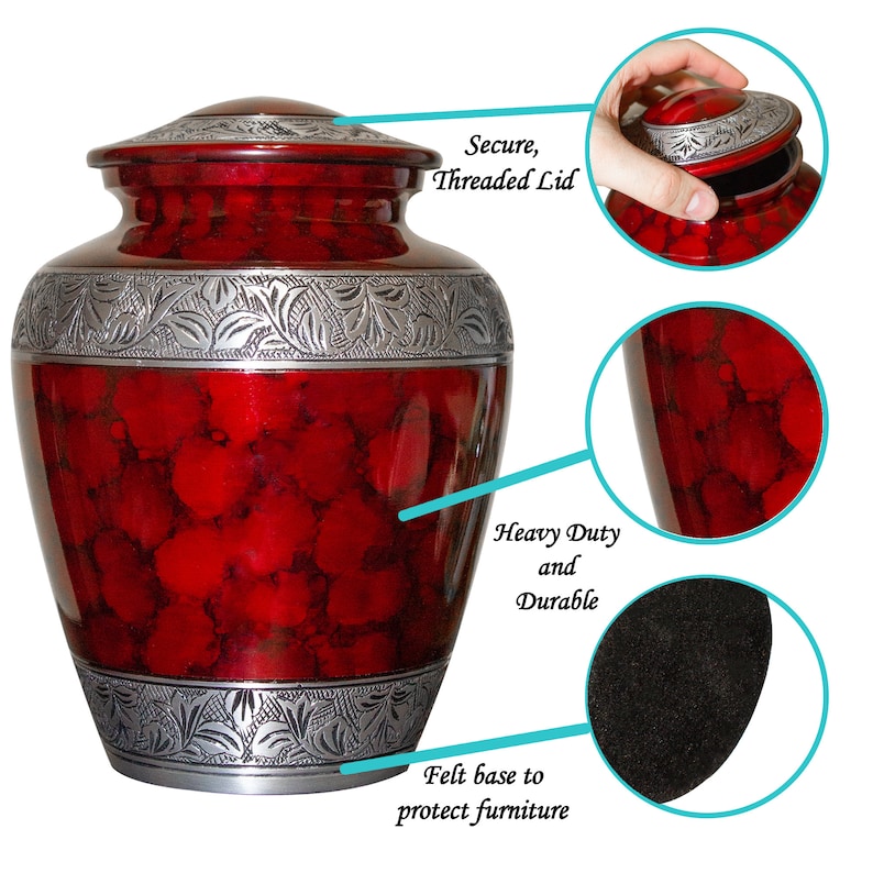 Extra Large Human Funeral Cremation Urn, Custom Engraved Companion ...