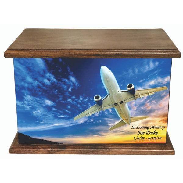 Wooden Airplane Urn - Etsy