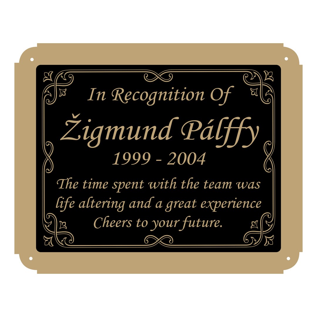 Memorial Plaque, Large and Extra Large Size Engraved Signs, Plaque, in ...