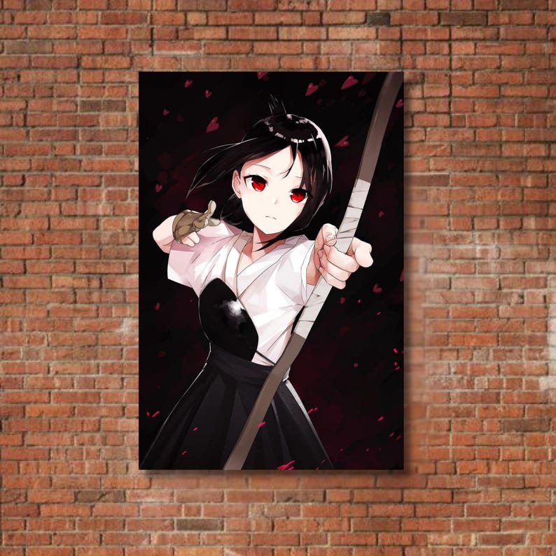 Kaguya Shinomiya Metal Poster, Kaguya-sama Love is War Wall Art, Anime ...