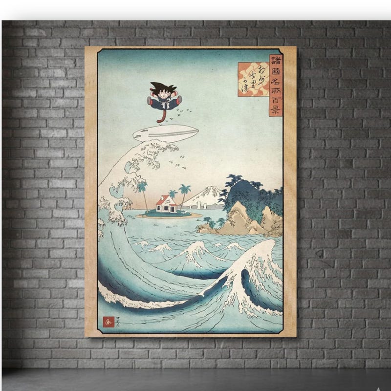 Goku Manga Panel - Etsy
