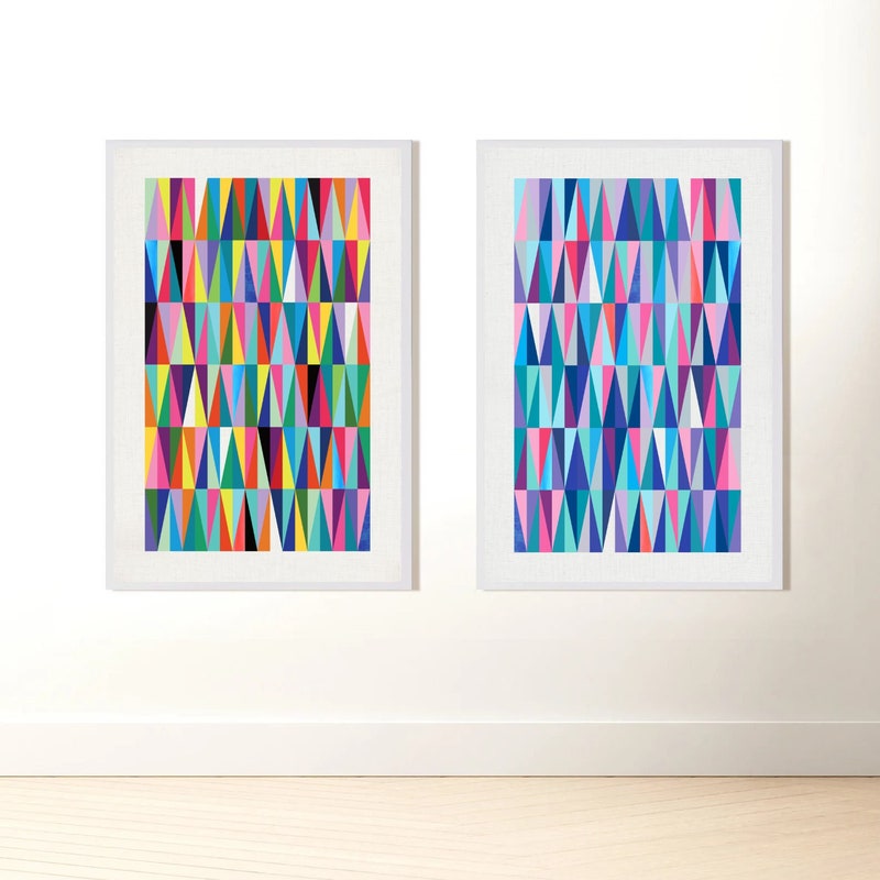 Bright Wall Art - Etsy