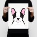 French Bulldog Print Dog Portrait Frenchie Dog Art Puppy - Etsy