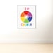 Color Wheel Poster Colour Print, Colourful Kids Art, Nursery Art ...