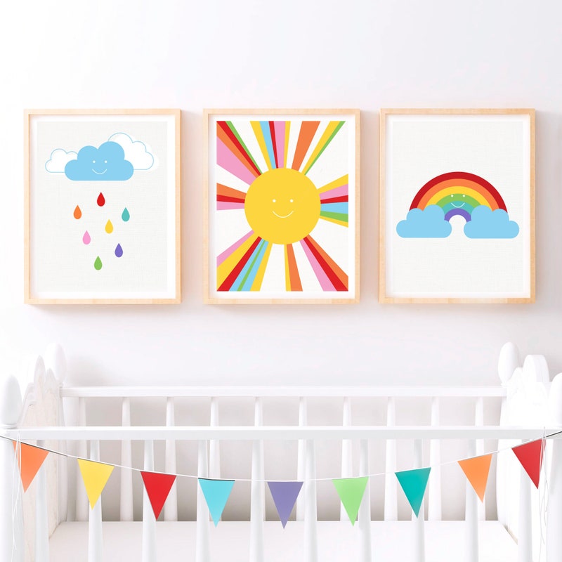 Rainbow Nursery - Etsy