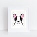 French Bulldog Print Dog Portrait Frenchie Dog Art Puppy - Etsy