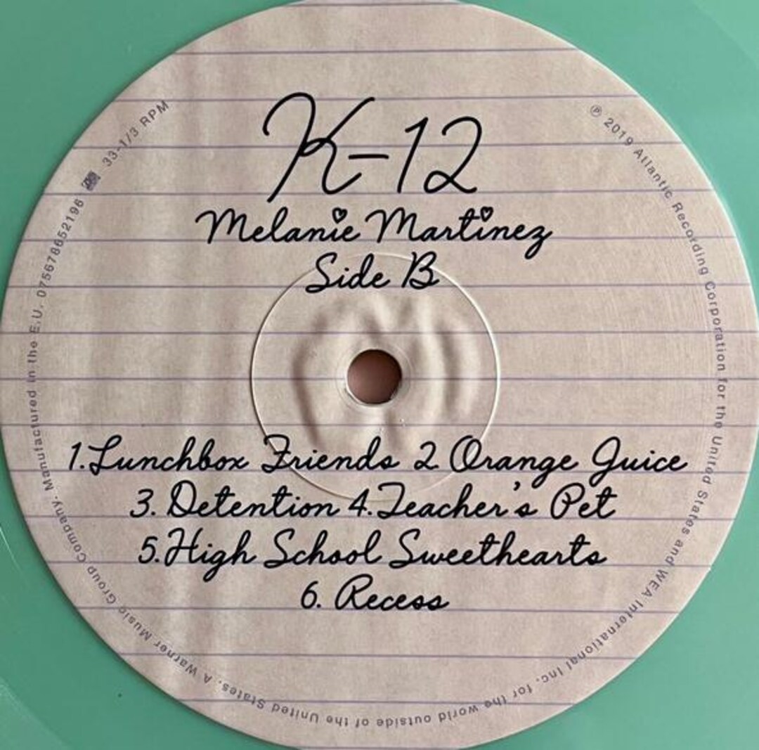 Melanie Martinez K-12 Vinyl and Pink Heart - Etsy