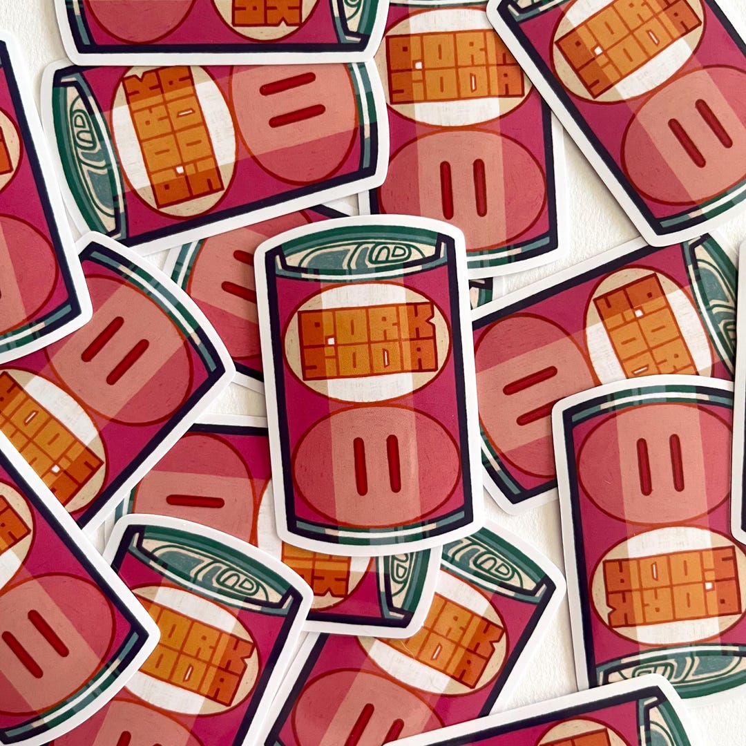 Pork Soda Can Sticker PREORDER - Etsy