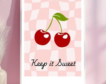 Cherry Poster - Etsy