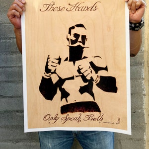 New Poster: These Hands Only Speak Truth. Signed by the Artist. - Etsy