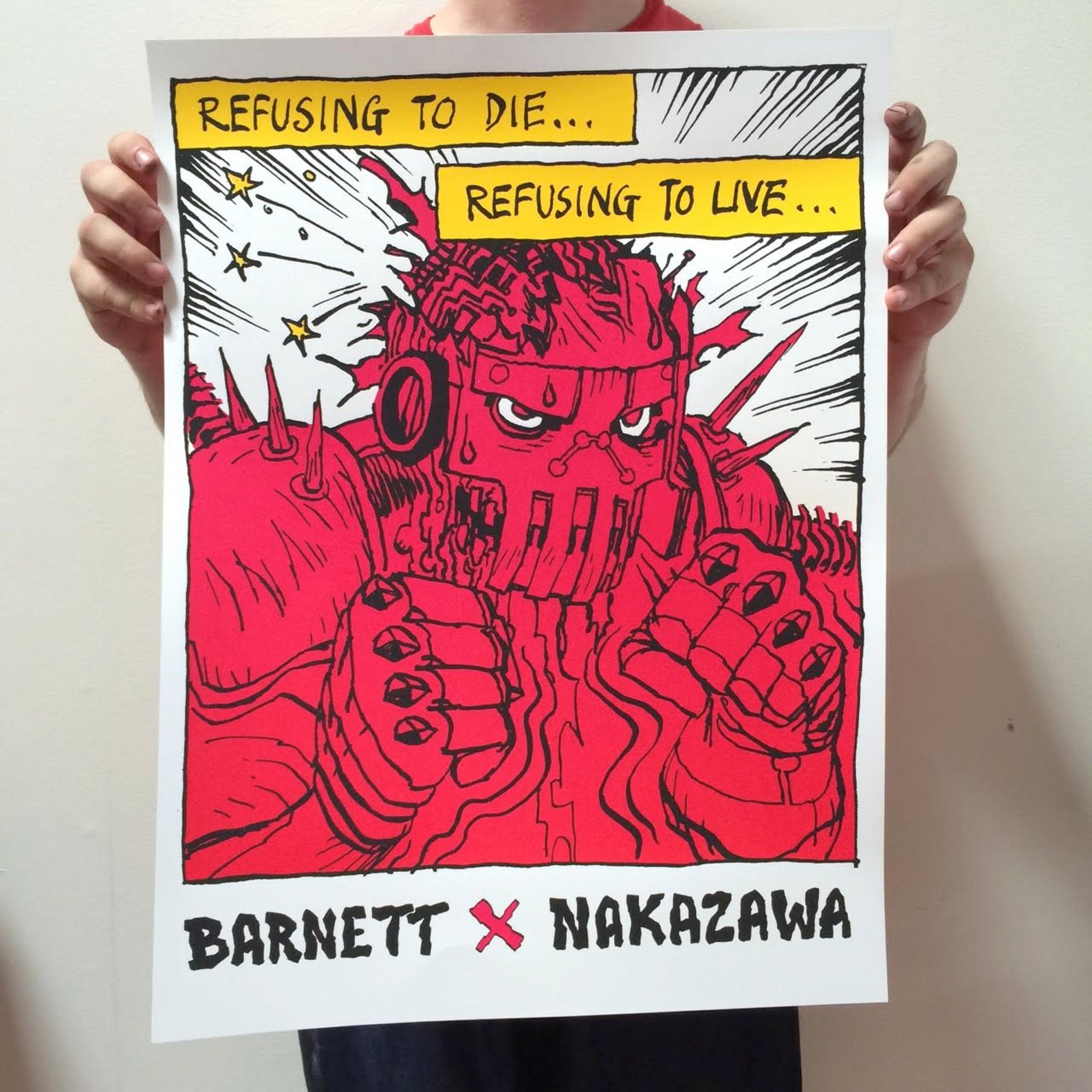 Limited Edition Refusing to Die Screen Print Autographed by Warmaster ...