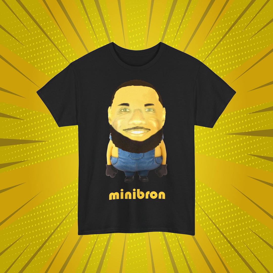 Minibron - Funny Tee - Lebron James as a Minion - Etsy
