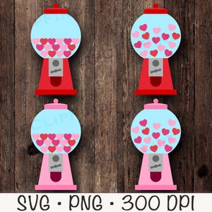 Heart Gum Ball Machine, I Chews You, Valentine's Day Gum Ball Machine ...