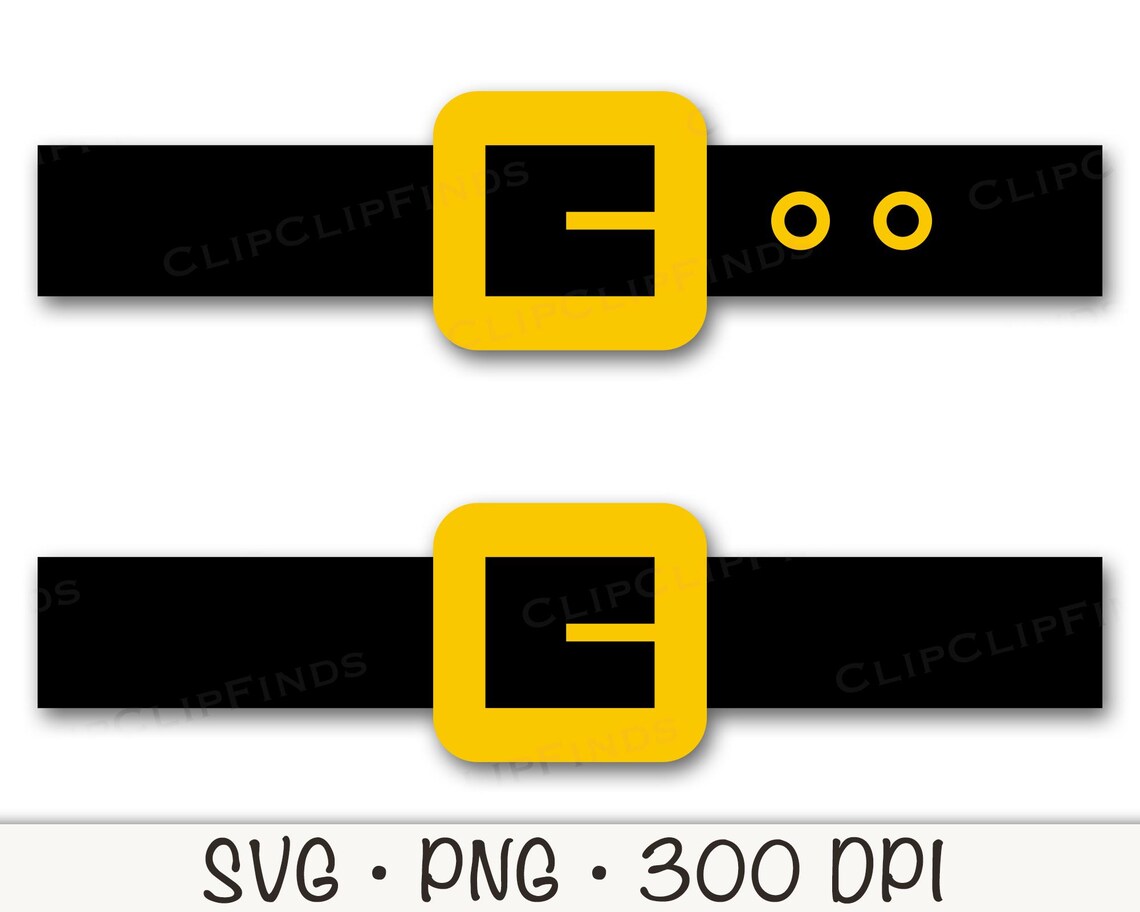 Santa Belt SVG, Santa Claus Belt PNG, Sublimation, Elf Belt, Instant ...
