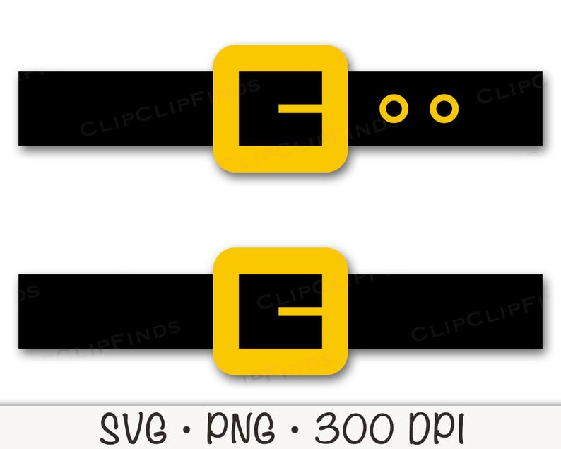 Santa Belt SVG, Santa Claus Belt PNG, Sublimation, Elf Belt, Instant ...