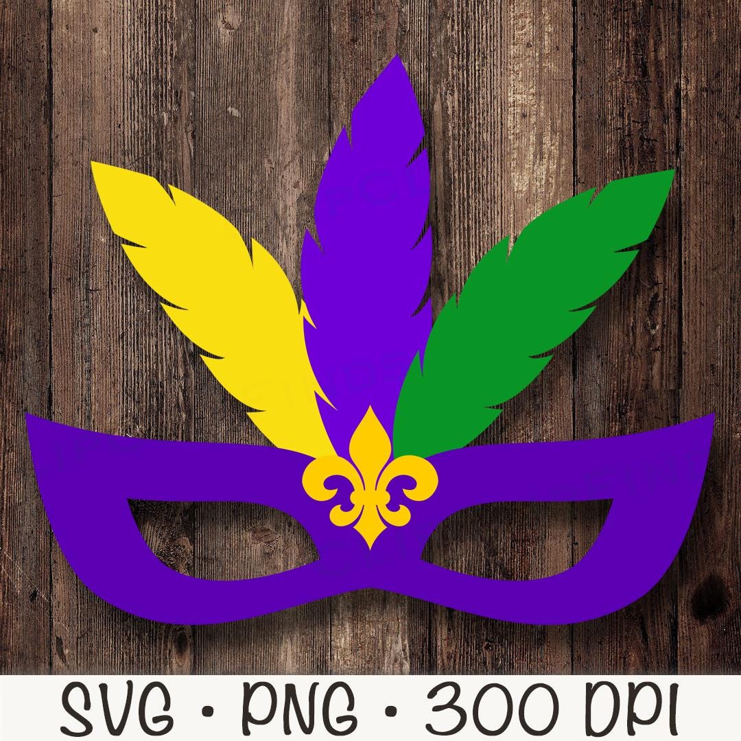 Mardi Gras Masquerade SVG, Mardi Gras Mask PNG, Mardi Gras Clipart ...