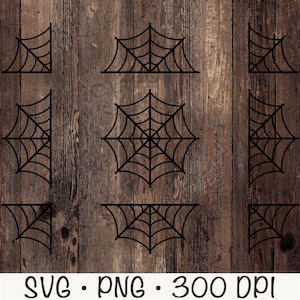 Spider Web SVG, Spider Web Corner, Half Spider Web, Spider Web Clip Art ...