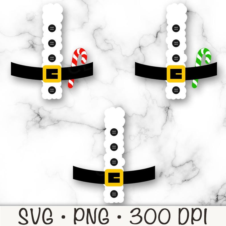 Santa Claus Shirt Costume SVG, Santa Shirt Outfit PNG, Santa Belt ...