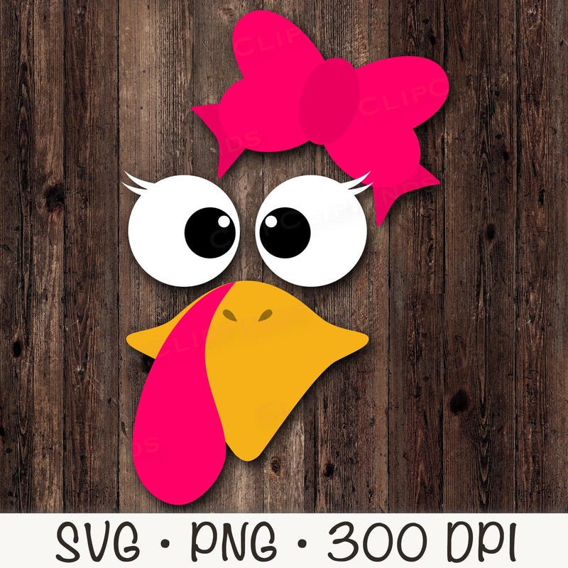 Turkey Head Svg - Etsy
