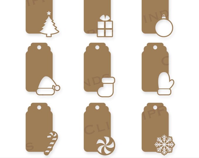 Christmas Gift Tag Svg, Png, Dxf, Eps, Pdf - Etsy Canada